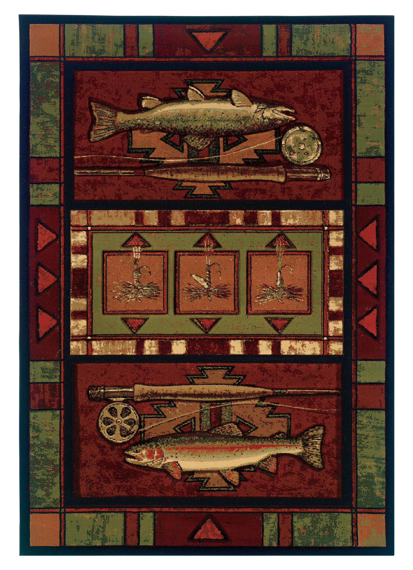 Wildlife-Themed Area Rugs Rainbow Trout | Bass Pro Shops